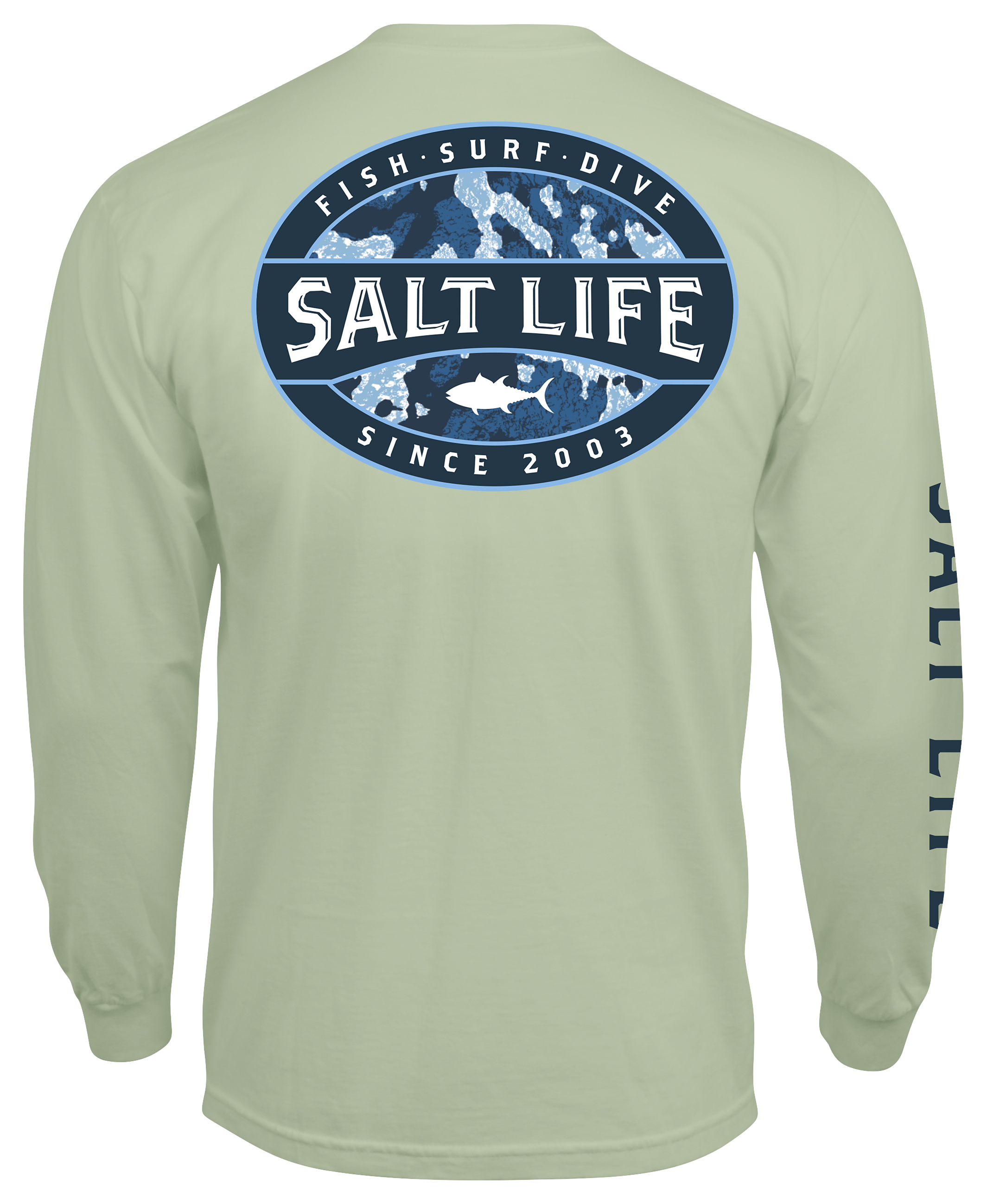 Salt Life Atlas Badge Long-Sleeve T-Shirt for Men | Bass Pro Shops